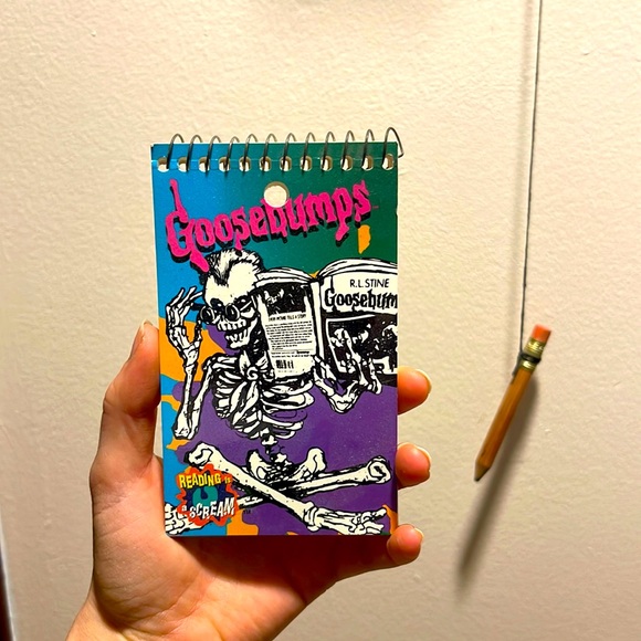 Goosebumps | Office | Vintage 9s Goosebumps Notepad | Poshmark